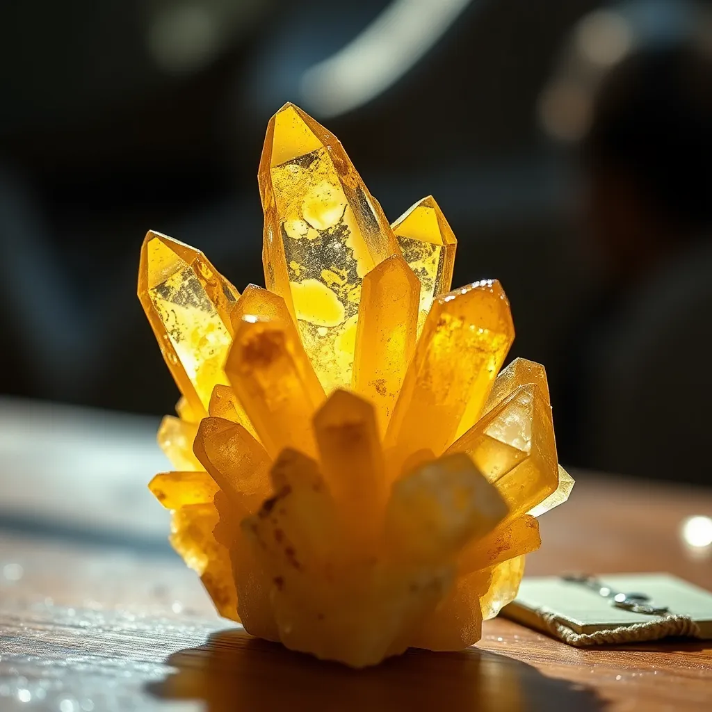Exploring Yellow Calcite Crystals: A Collector's Guide